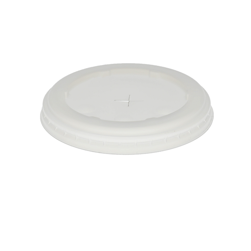 Flat Lid with Straw Slot for 24 oz. Paper Cold Cup | Pactiv Evergreen