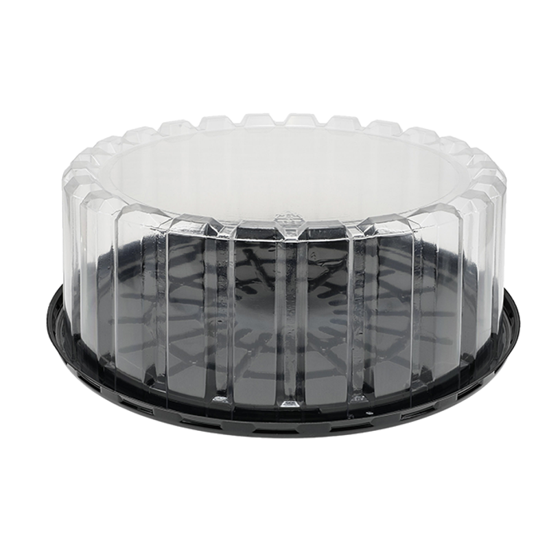 9" Showcake OPS Cake Base and Shallow Dome Lid | Pactiv Evergreen