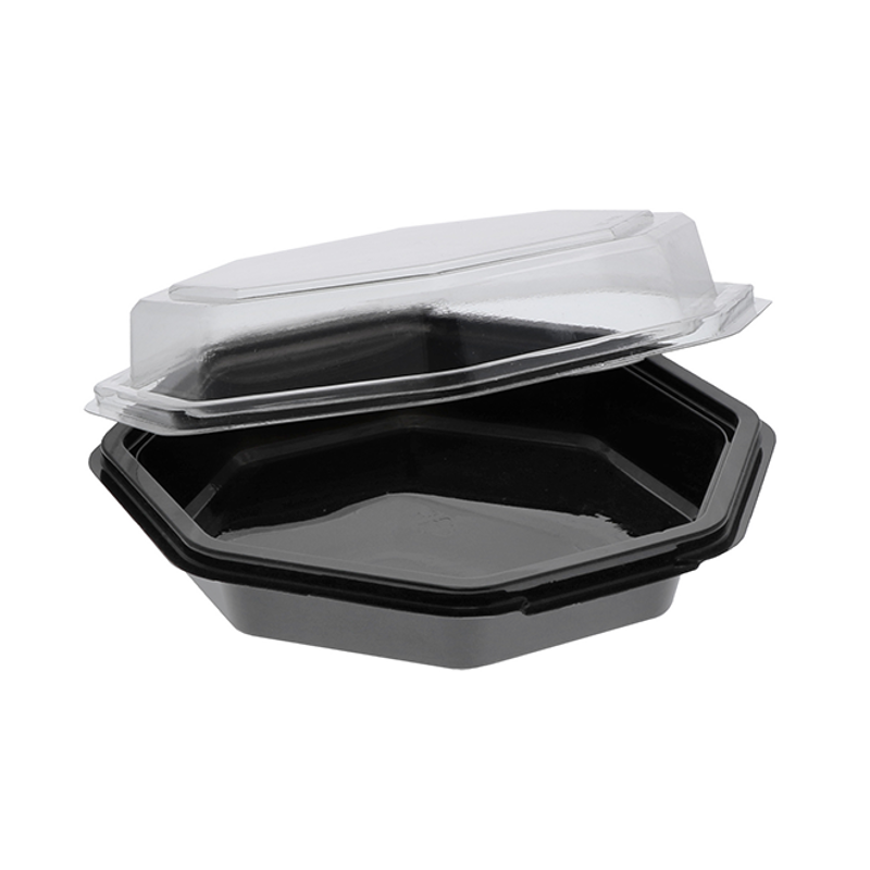 22 oz. RPET Hinged Lid Octagon Take Out Container | Pactiv Evergreen