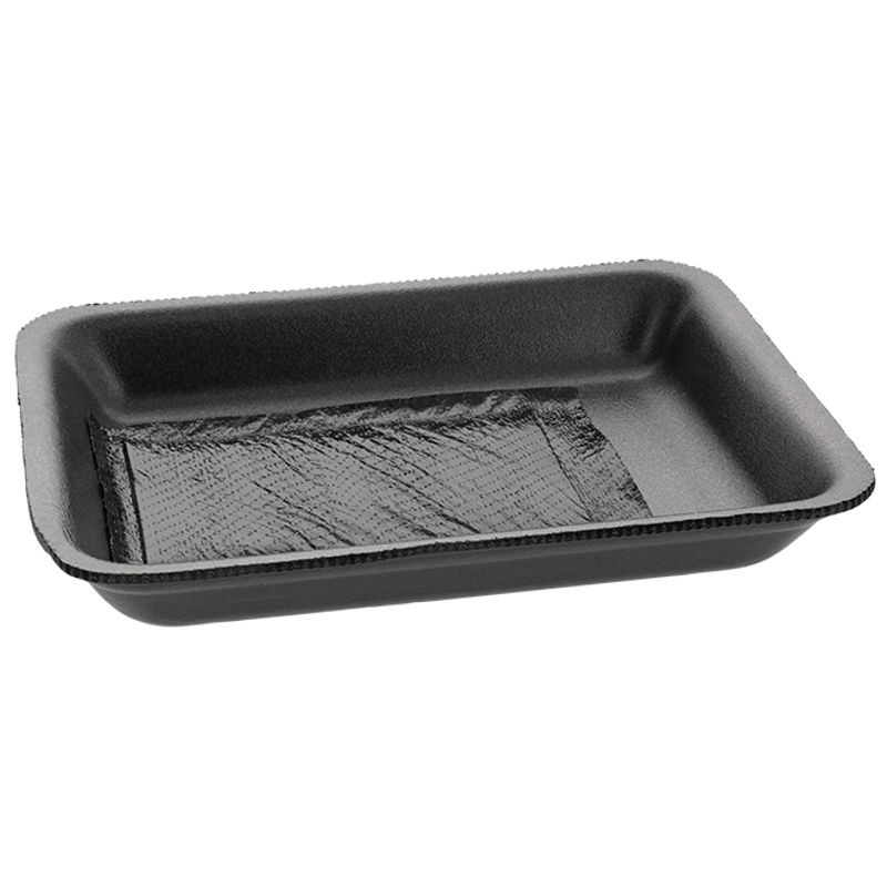 3P Polystyrene Foam Processor Tray with Pad | Pactiv Evergreen