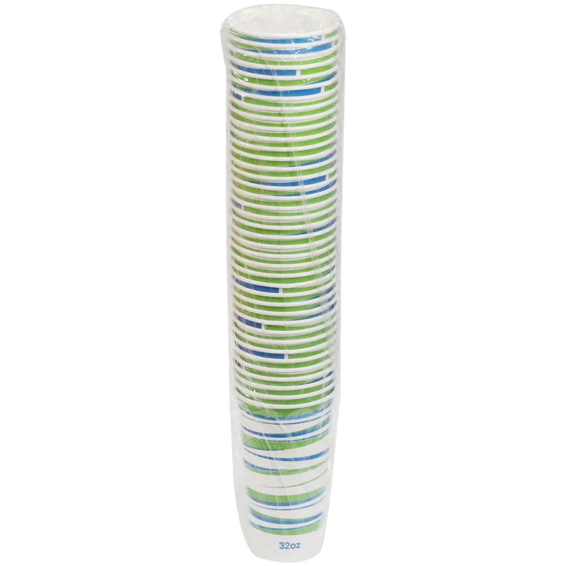 Sysco Trendz 32 oz. Paper Cold Cup | Pactiv Evergreen