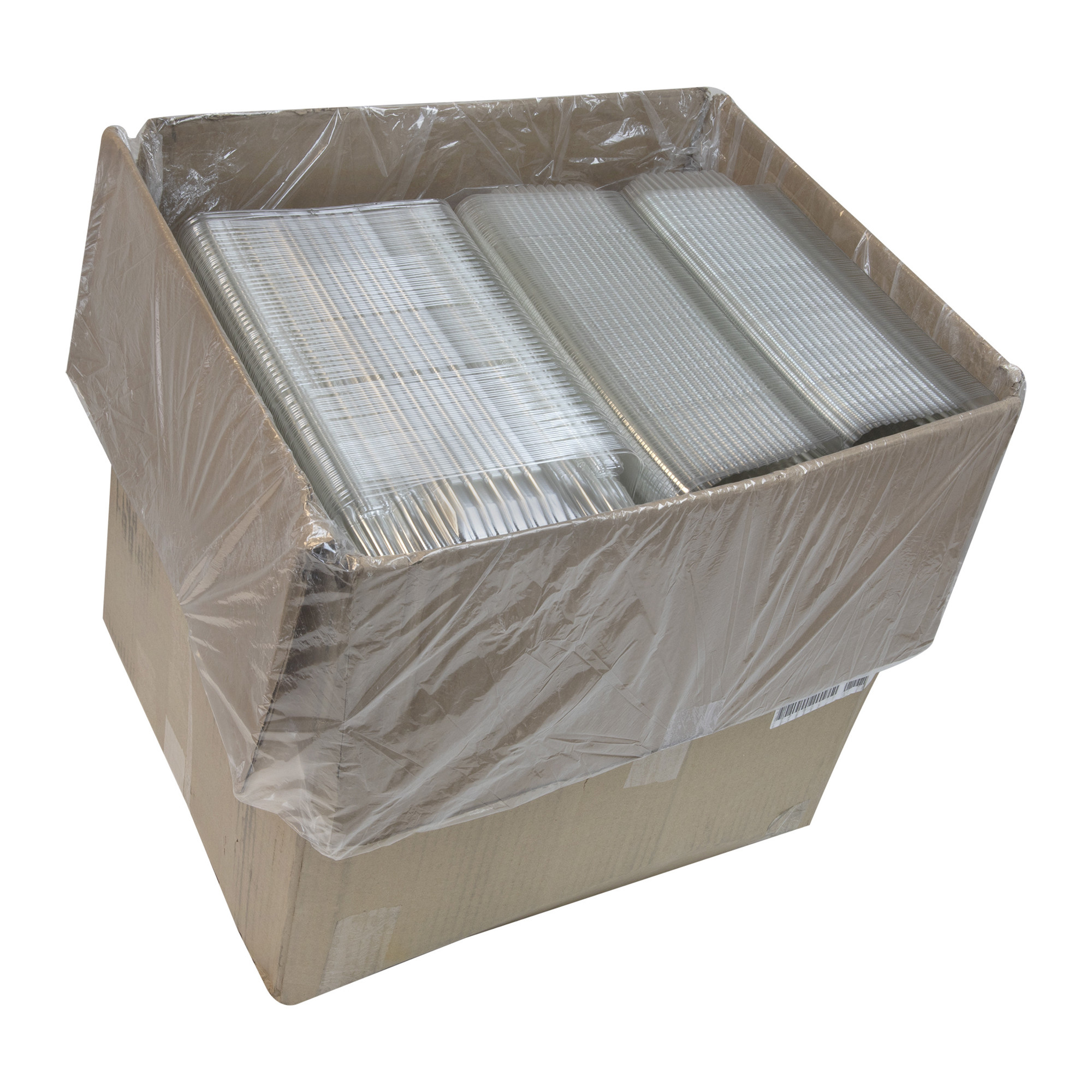 8.375 X 5.875 X 3.125" PET Hinged Lid Container | Pactiv Evergreen