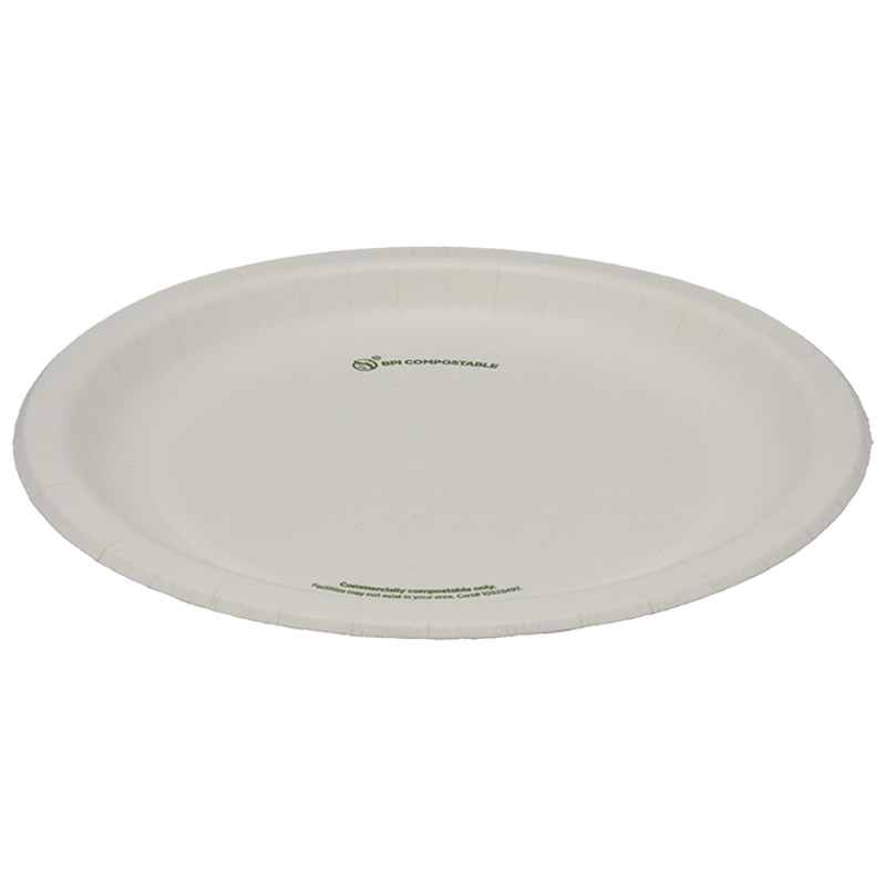 9" Compostable Paperboard Plate | Pactiv Evergreen