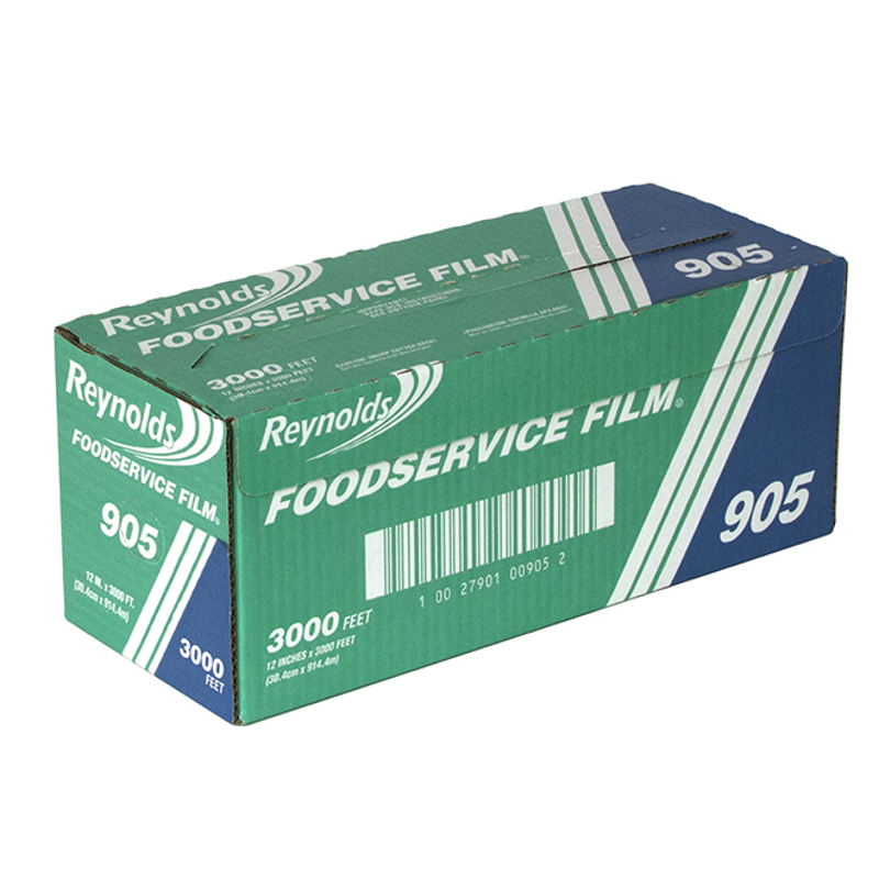 Reynolds® 12" x 3000' Food Service Plastic Film Wrap with Metal ...