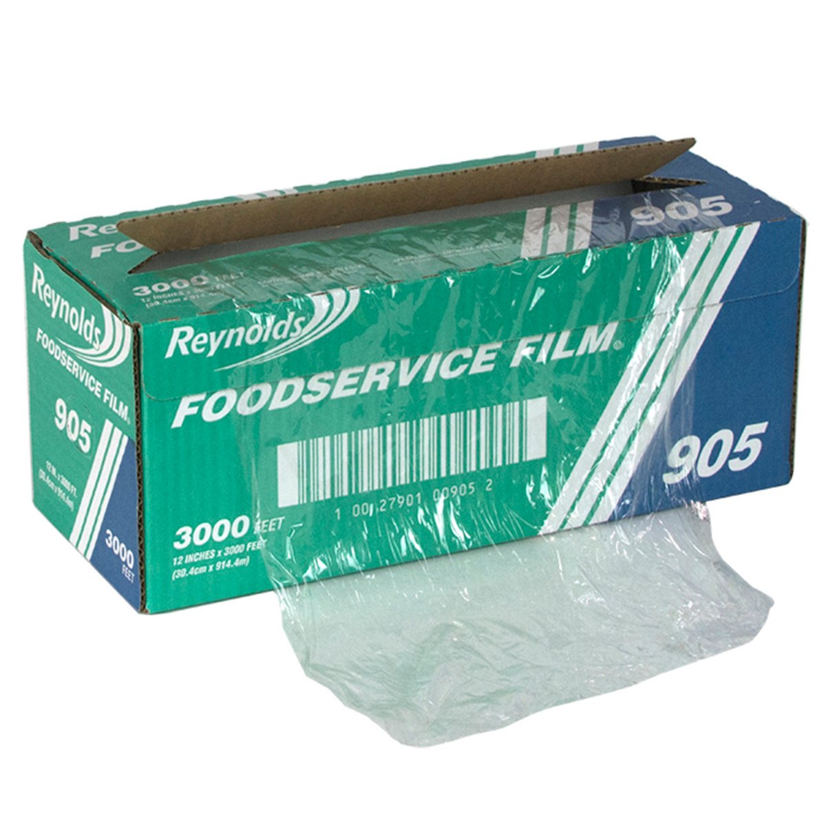 Reynolds® 12" x 3000' Food Service Plastic Film Wrap with Metal ...