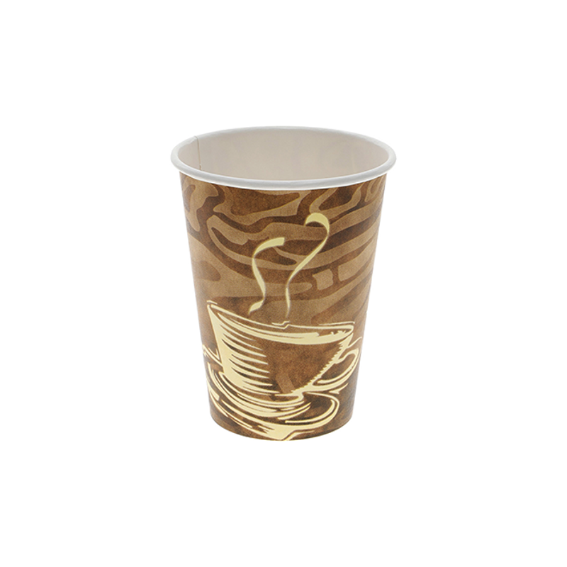 12 oz. Paper Hot Cup, Swirl Print | Pactiv Evergreen