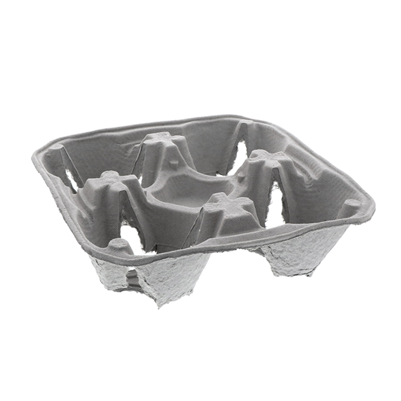 Cruiser Mover Fiber Blend 4-Cup Carrier - Club Pack | Pactiv Evergreen