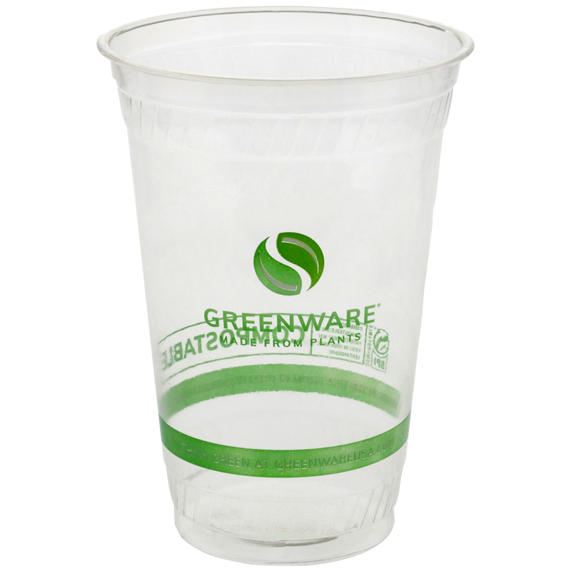 20 oz. Compostable PLA Cold Drink Cup with Print | Pactiv Evergreen