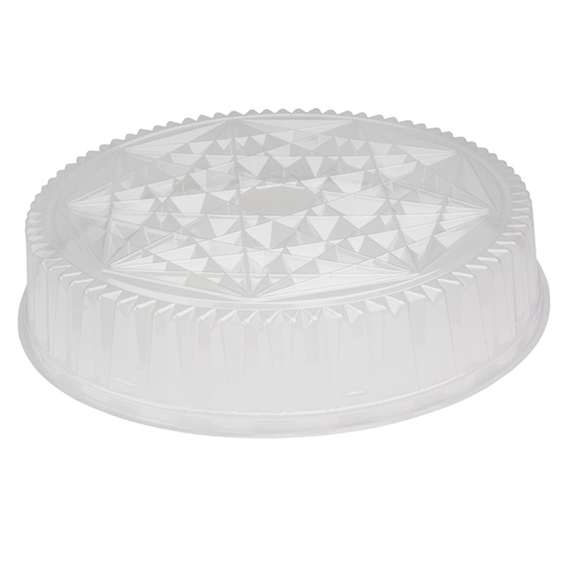16" Deep Crystal Cut Dome Lid for Caterware Deluxe Aluminum Trays ...