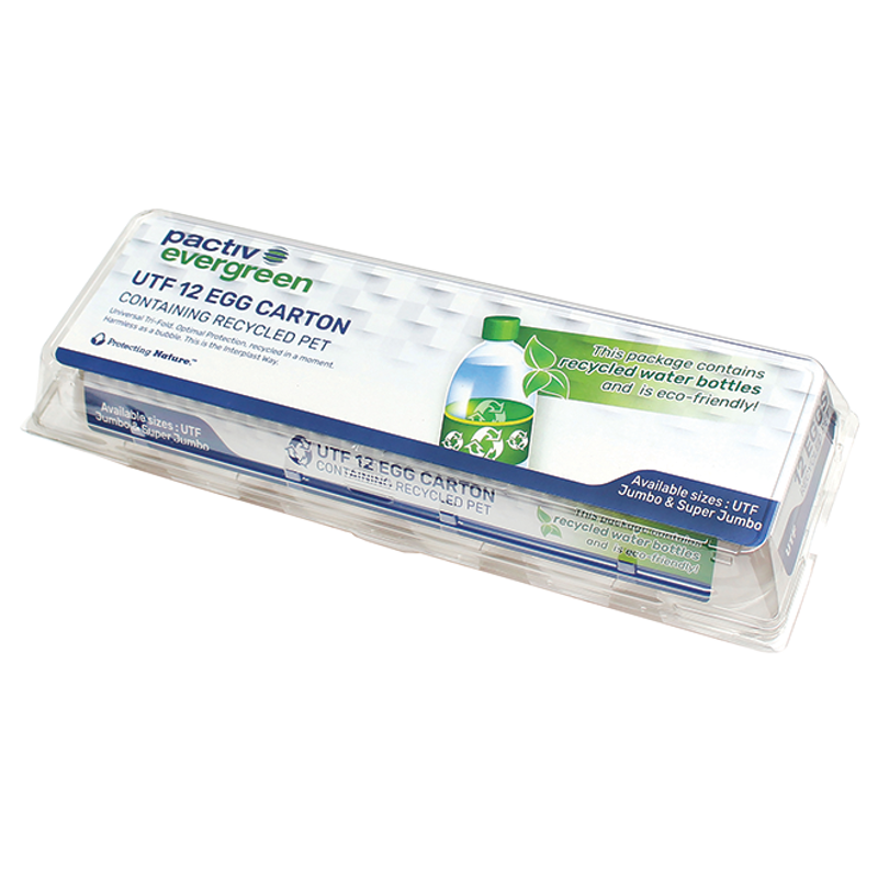 2 x 6 Universal Tri-Fold Super Jumbo Egg Carton | Pactiv Evergreen