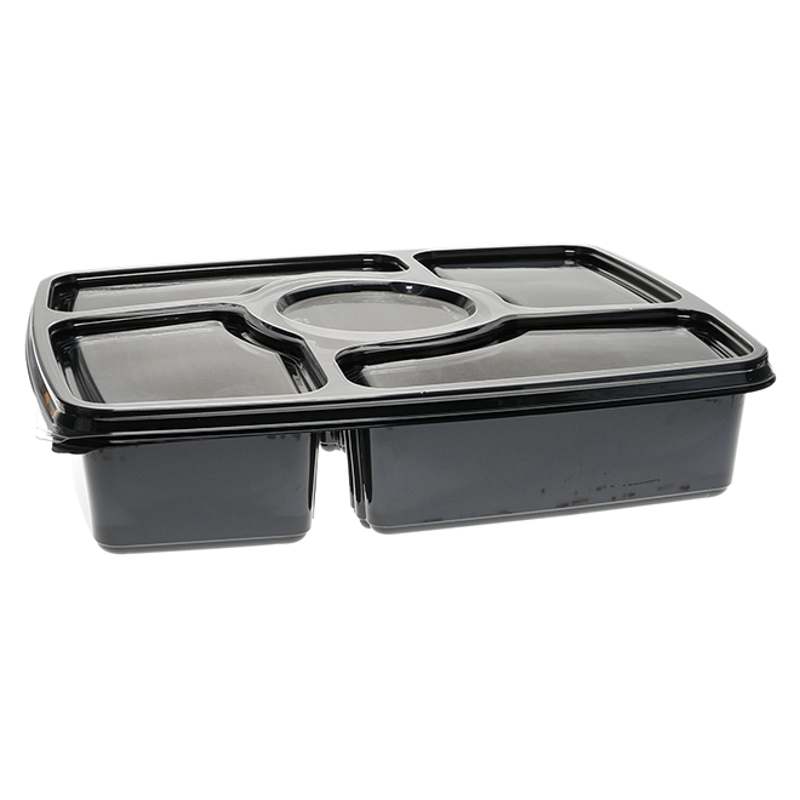 Individual Cell Lid for 11” x 14” 124 oz. 4-Compartment Square Platter ...