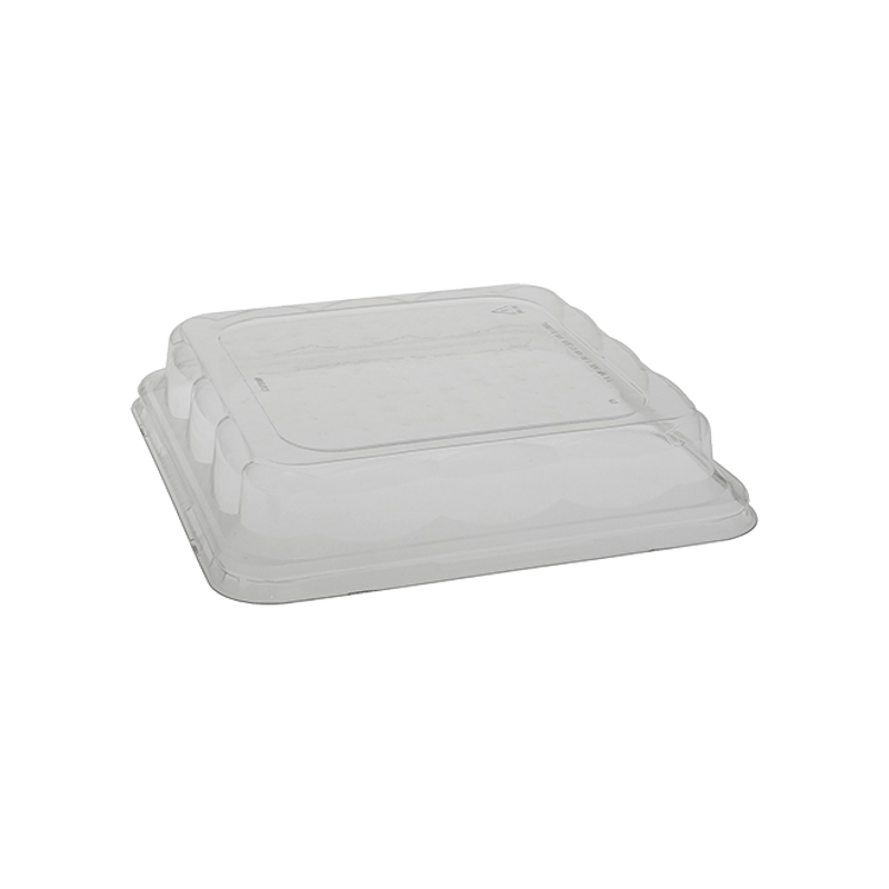 After Bake Lid for 8” Clear Square CPET Base, Clear, 330 ct. | Pactiv ...