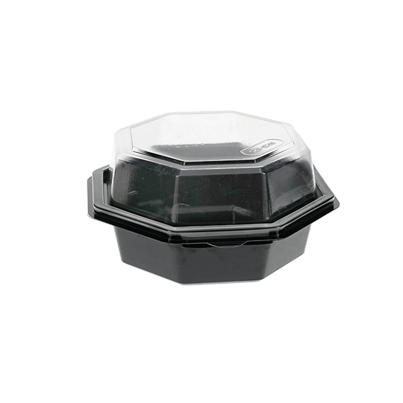 18 oz. RPET Dual Color Hinged Lid Octagon Take Out Container | Pactiv ...