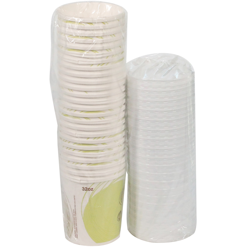 Monogram 32 oz. Paperboard Round Food Container and Lid | Pactiv Evergreen