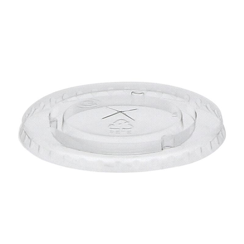 Flat Lid with Straw Slot for 12/14, 16, 20 oz. Cold Cup | Pactiv Evergreen