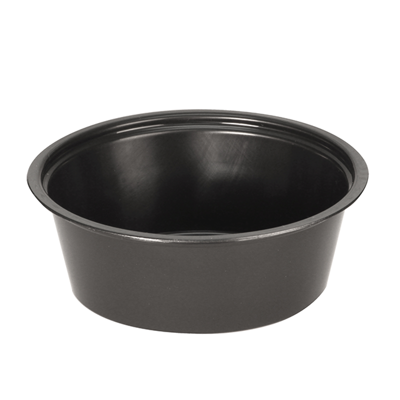 Fabri-Kal 1.5 oz. Polypropylene Portion Cups, Black, 2,500 ct. | Pactiv ...