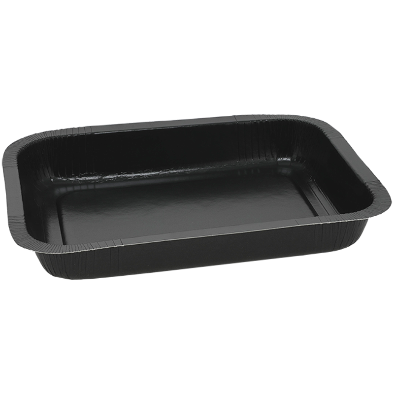 6.5 x 8.5" PFAS-Free Dual-Ovenable Paperboard Tray | Pactiv Evergreen