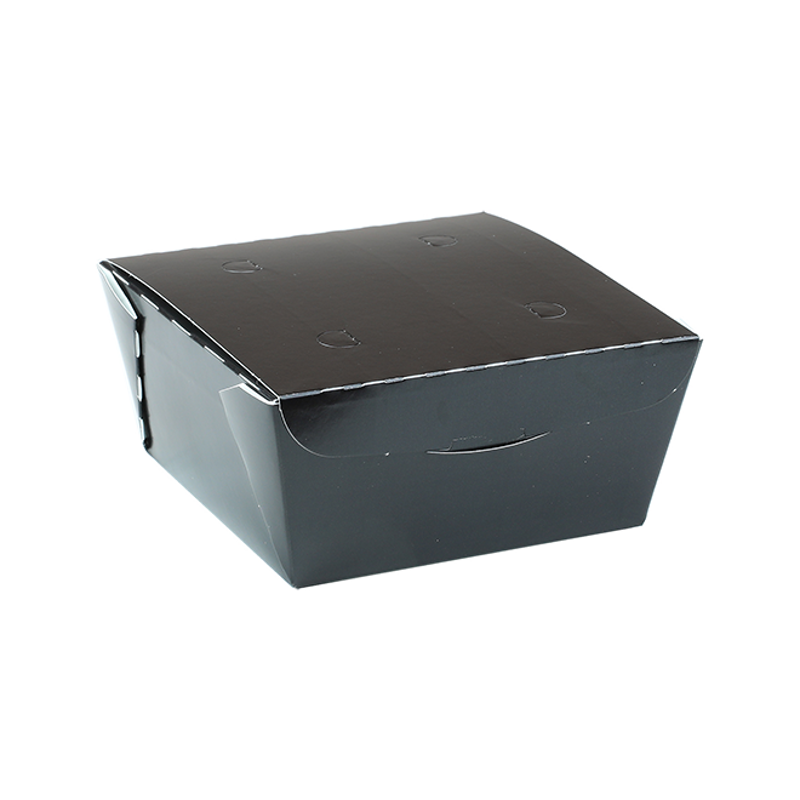#1, 4.5" X 4.5" X 2.5", 37 oz. OneBox® Black Paper Box, 312 ct ...