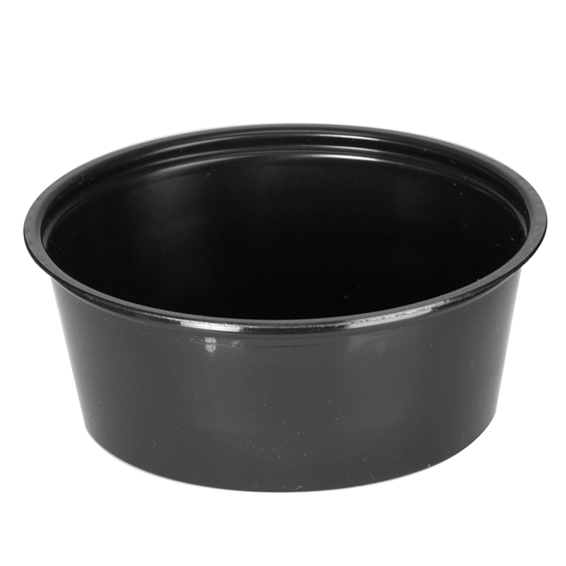 Fabri-Kal 3.25 oz. Polypropylene Portion Cups, Black, 2,500 ct ...