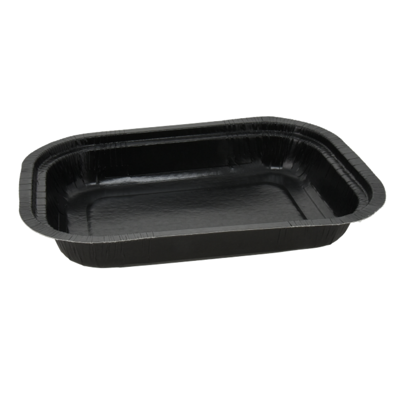 8 x 12" PFAS-Free Dual-Ovenable Paperboard Tray | Pactiv Evergreen