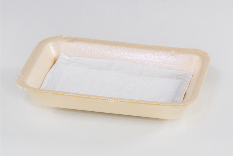 2P Polystyrene Foam Processor Tray with Pouch Pad | Pactiv Evergreen