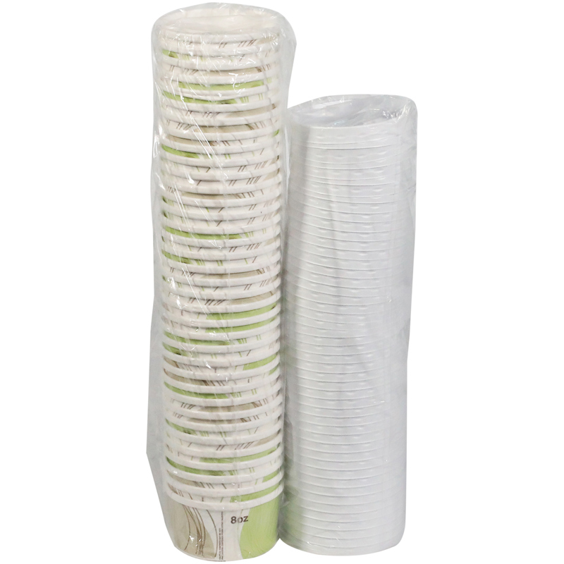 Monogram 8 oz. Paperboard Round Food Container and Lid | Pactiv Evergreen