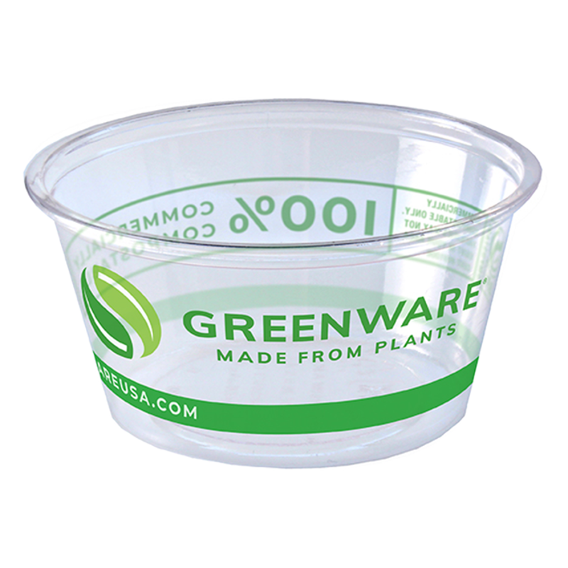 2 oz. Compostable PLA Portion Cup with Print | Pactiv Evergreen