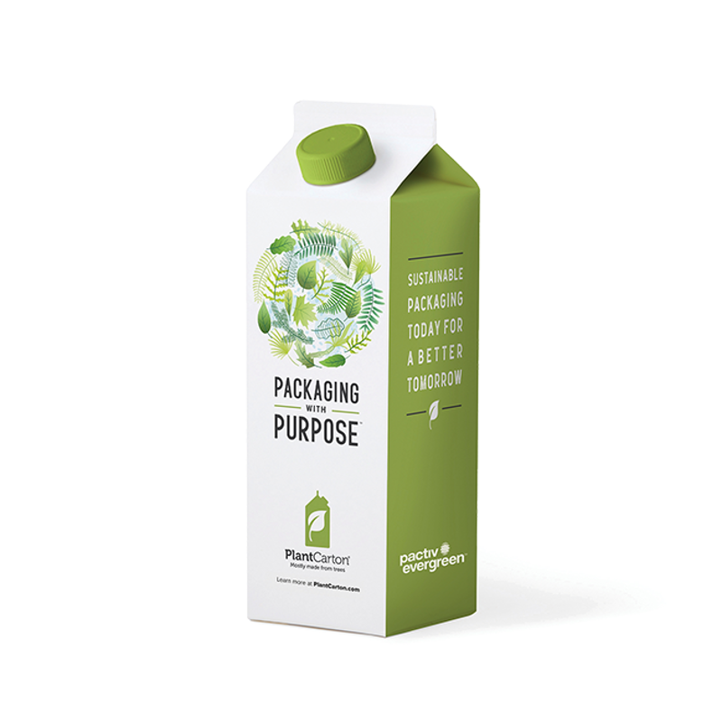 Gable Top Carton, Quart (32 oz.) | Pactiv Evergreen